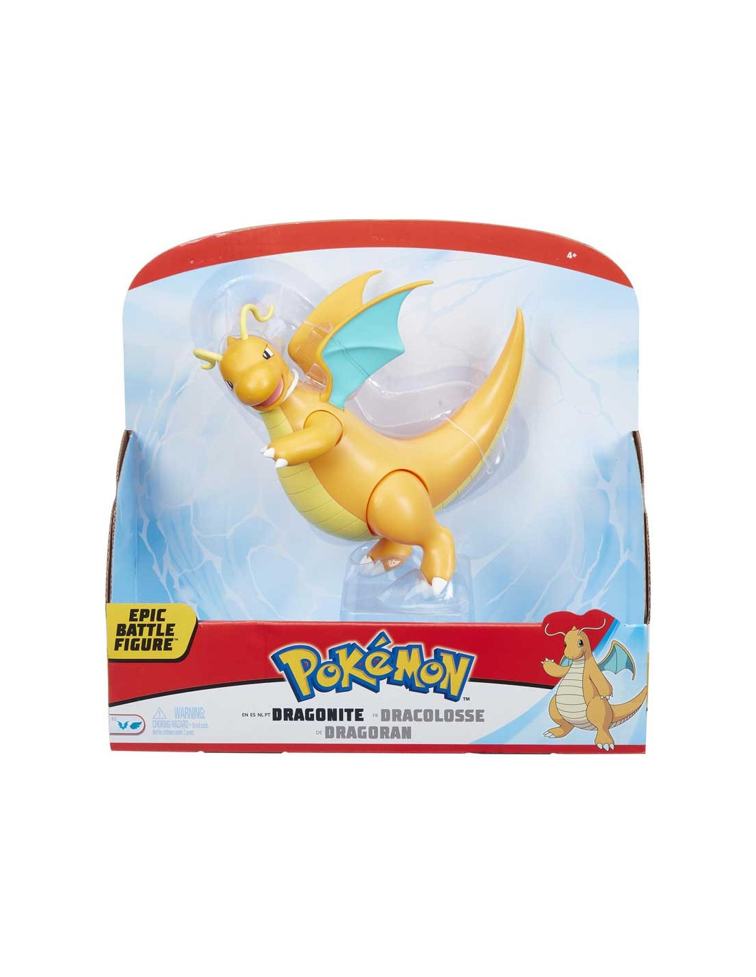 Pokemon – 30cm Epic Battle Figure – Dragonite - Dracolosse